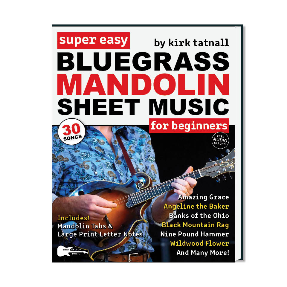 Super Easy Bluegrass Mandolin Sheet Music for Beginners: 30 Bluegrass ...
