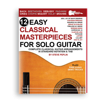 12 Easy Classical Masterpieces for Solo Guitar Songbook – Troy Nelson Music
