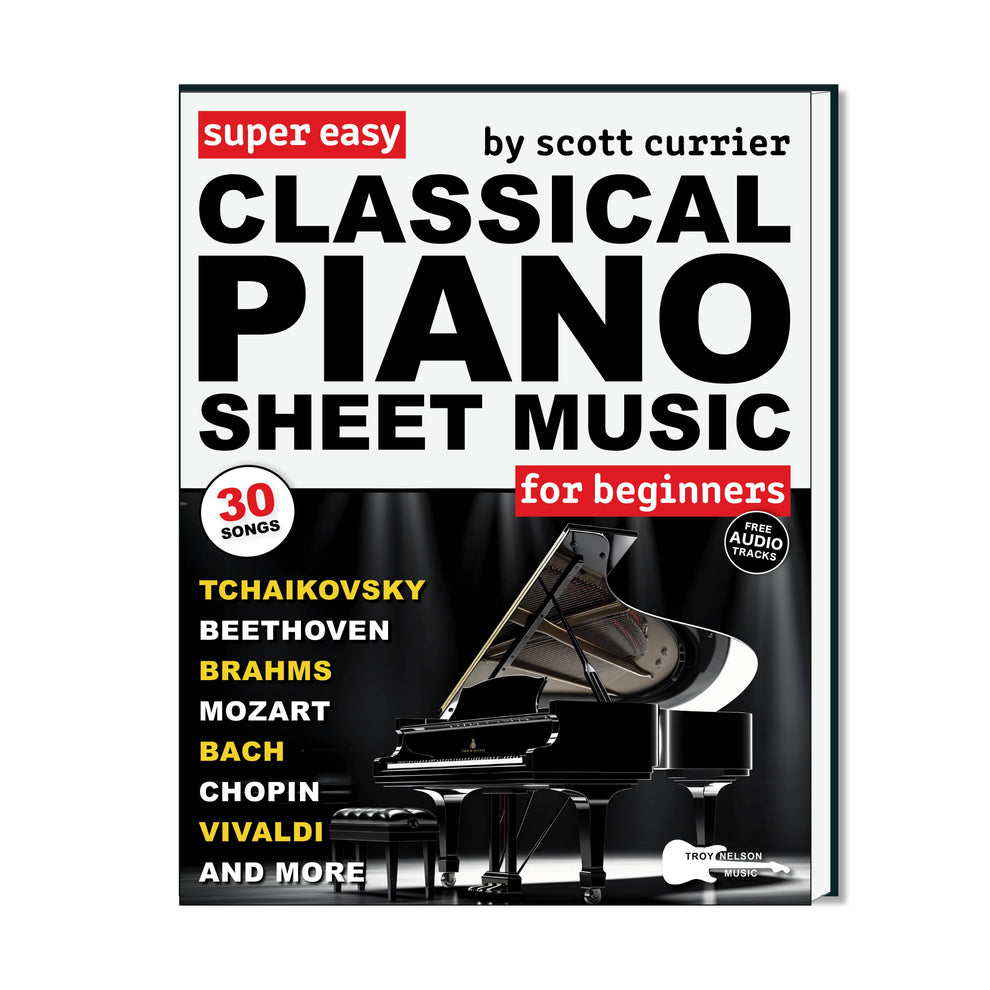 Super Easy Classical Piano Sheet Music for Beginners: 30 Piano Classic ...